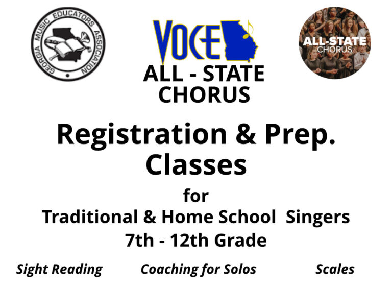 All State Chorus Auditions | Prep Classes by VOCE